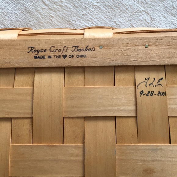 Royce Craft Baskets | Accents | Vintage Royce Craft Double Handle ...